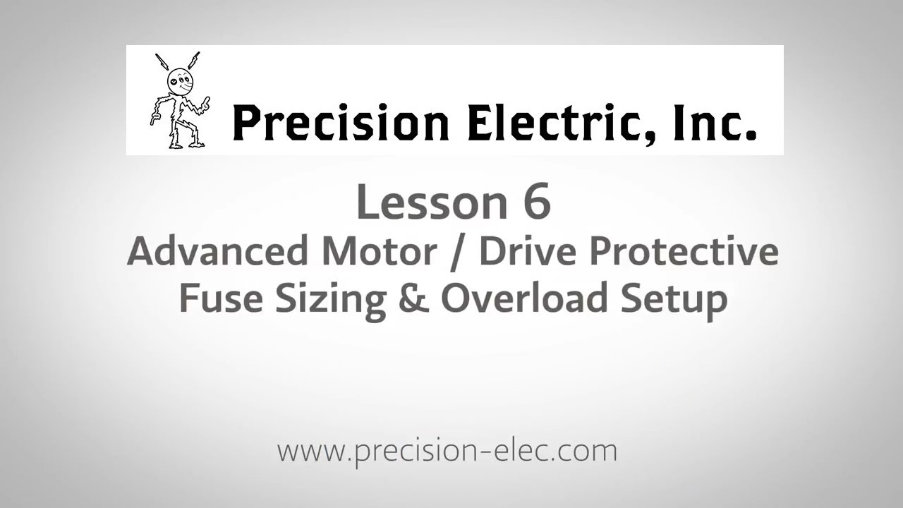 Lenze SMV Training Lesson 6: Advanced Drive Protective Fuse Sizing ...