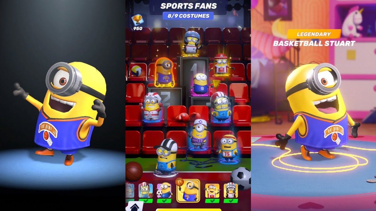 New Minion rush | Unlock Basketball Stuart | - YouTube