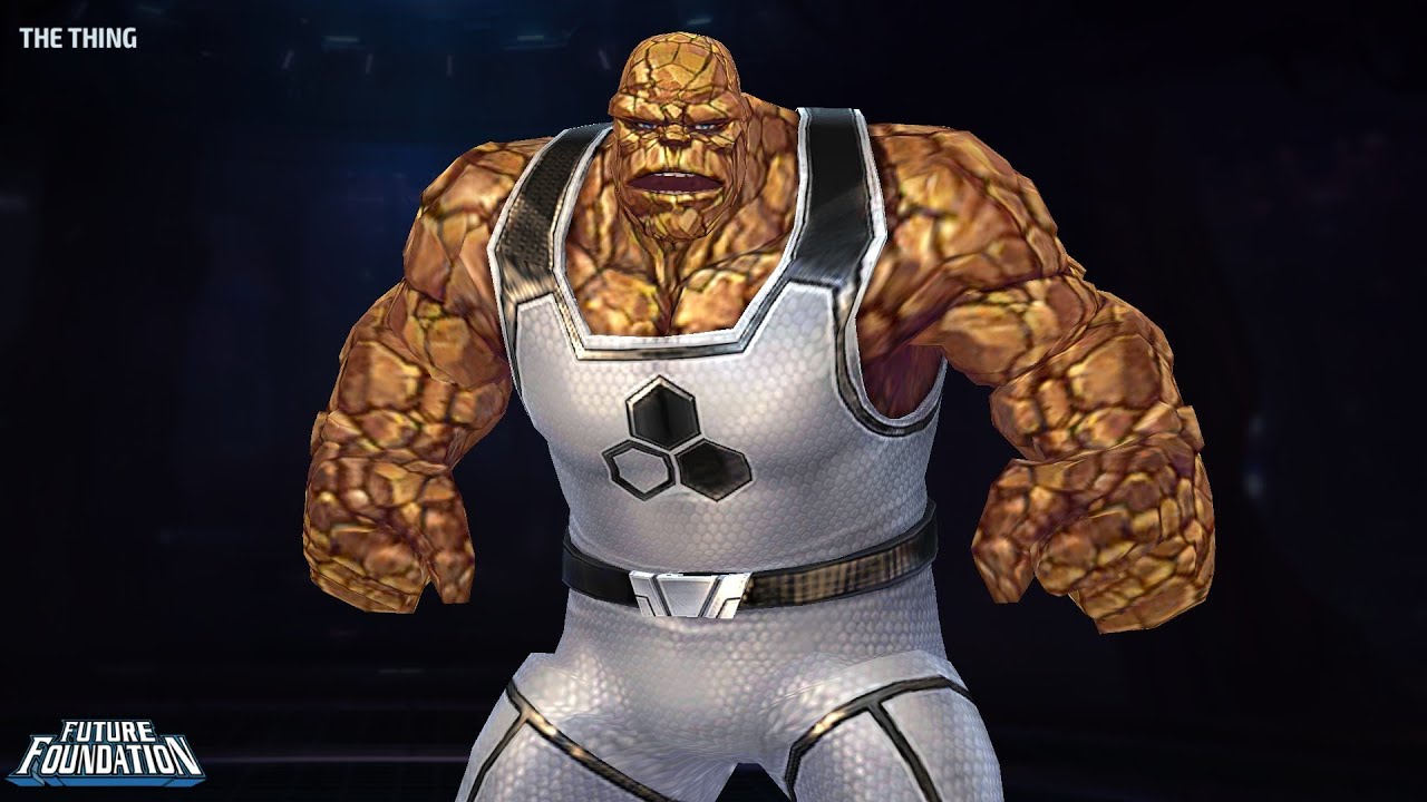 The Thing | Future Foundation Marvel Future Fight Preview Skills - YouTube