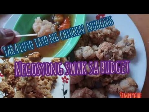 chicken nuggets na masarap at patok na pangnegosyo - YouTube