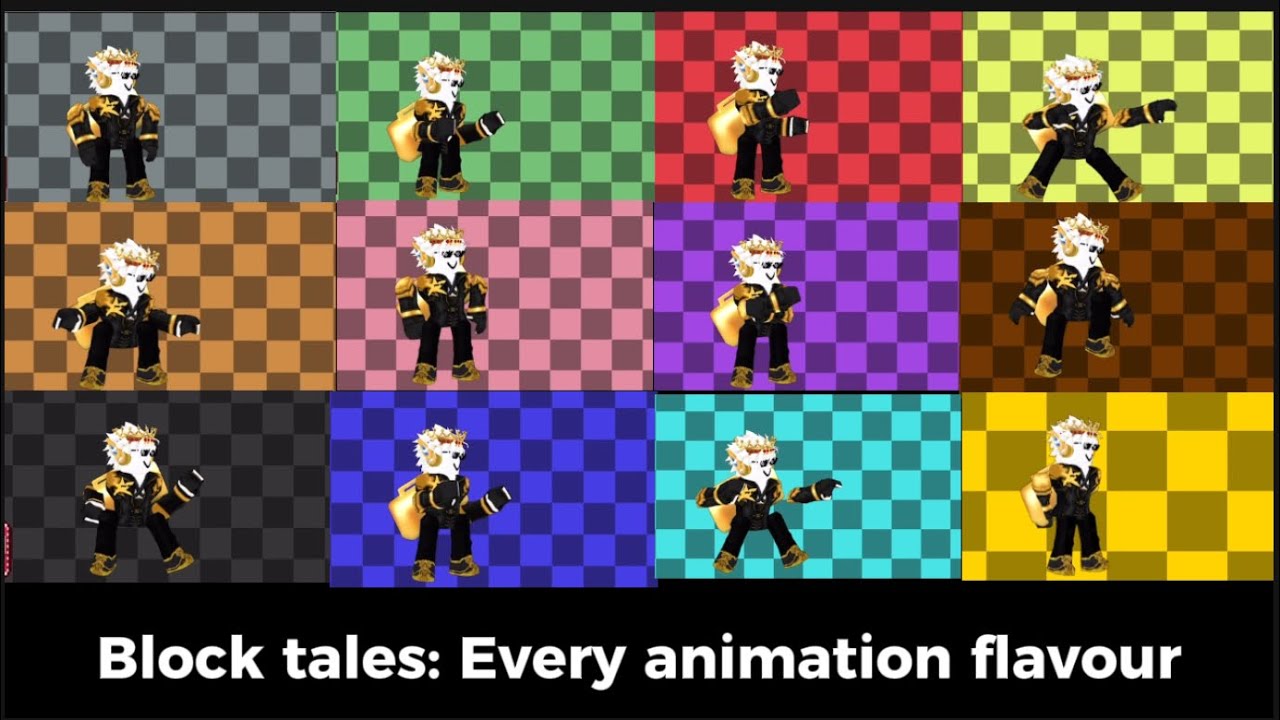 Every Block Tales Animation Flavour - YouTube