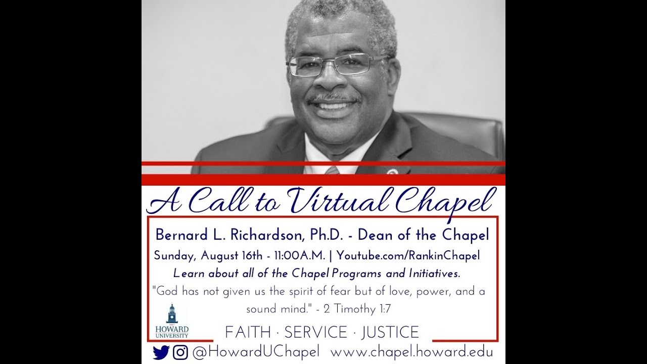 A Call to Virtual Chapel | Andrew Rankin Memorial Chapel at Howard ...