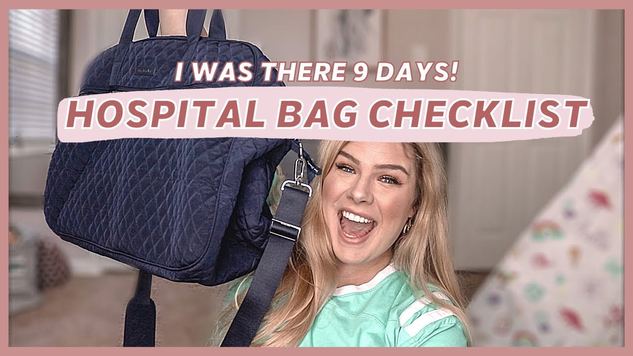 What You REALLY Need In Your Hospital Bag | Chelsea Sadler - YouTube