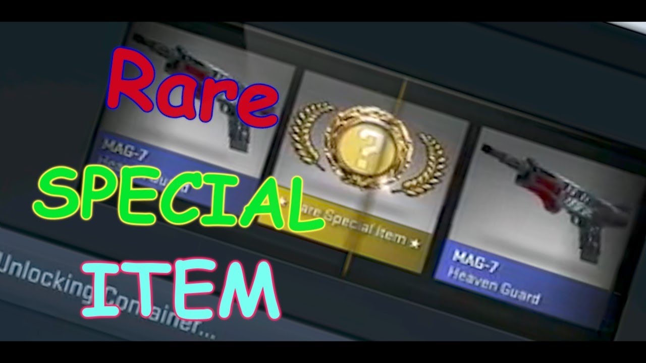 CS:GO: RARE SPECIAL ITEM ZOMG - YouTube
