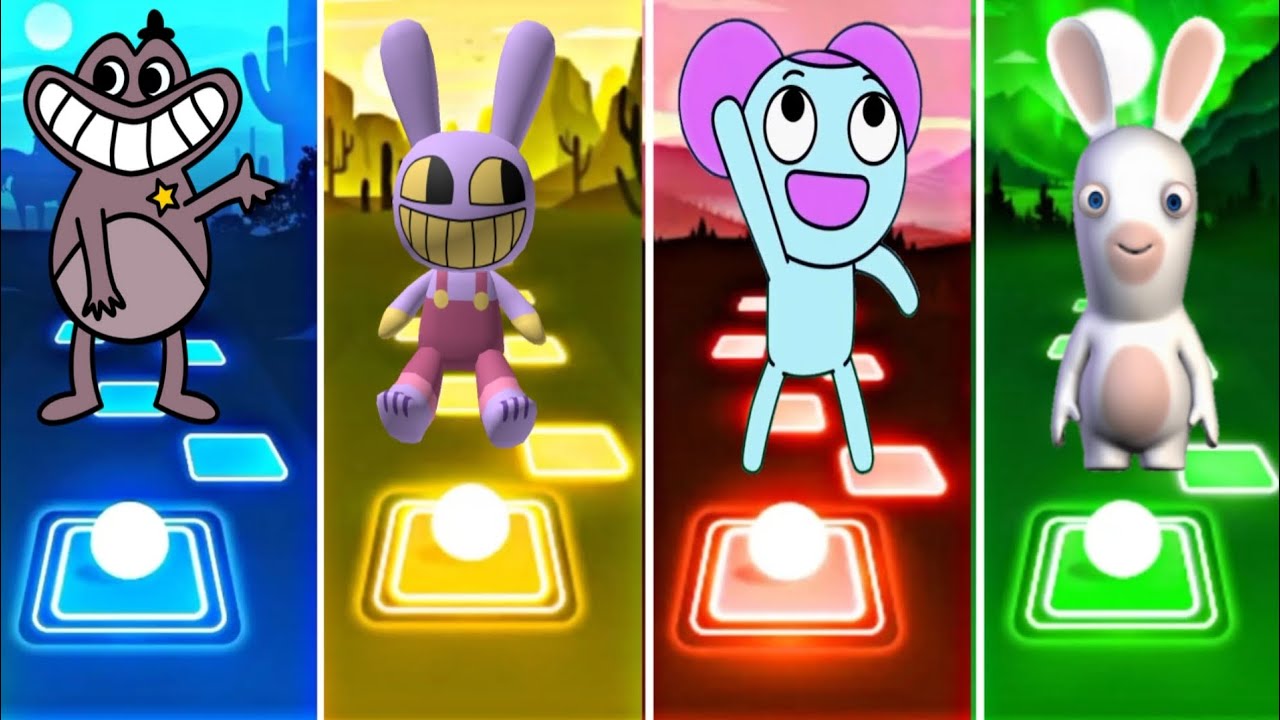 Sheriff Toadster🆚Jax The Amazing Digital Circus🆚Pibby🆚Rabbids Invasion ...