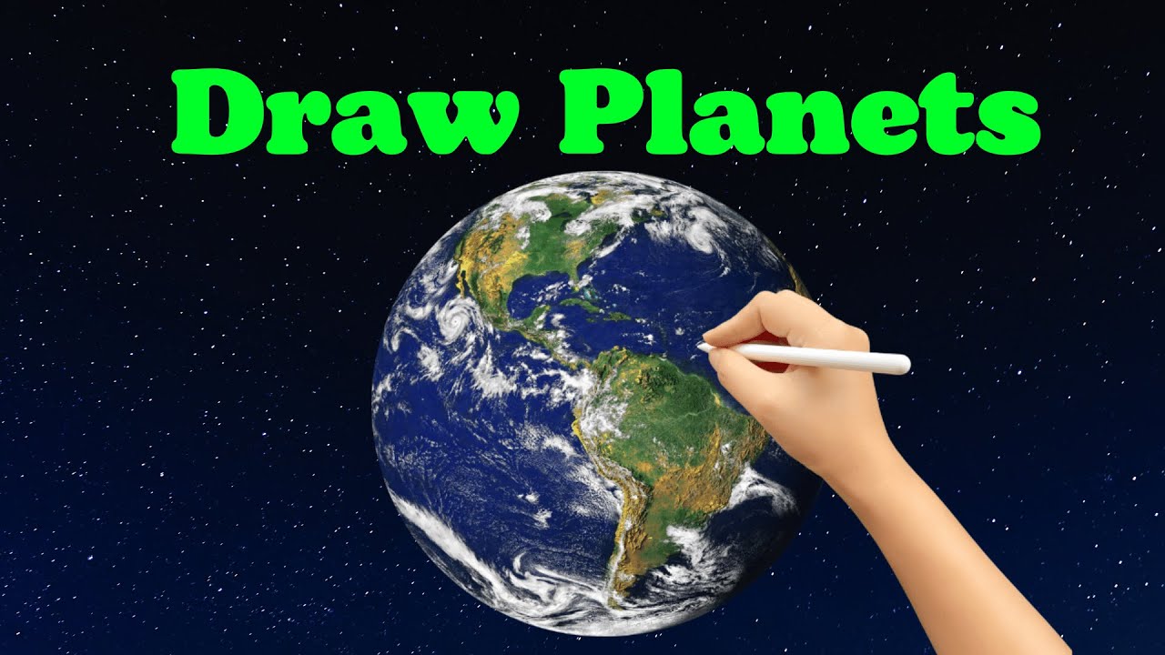Draw Planets | Planets in Solar System | Planets Toy Game - YouTube