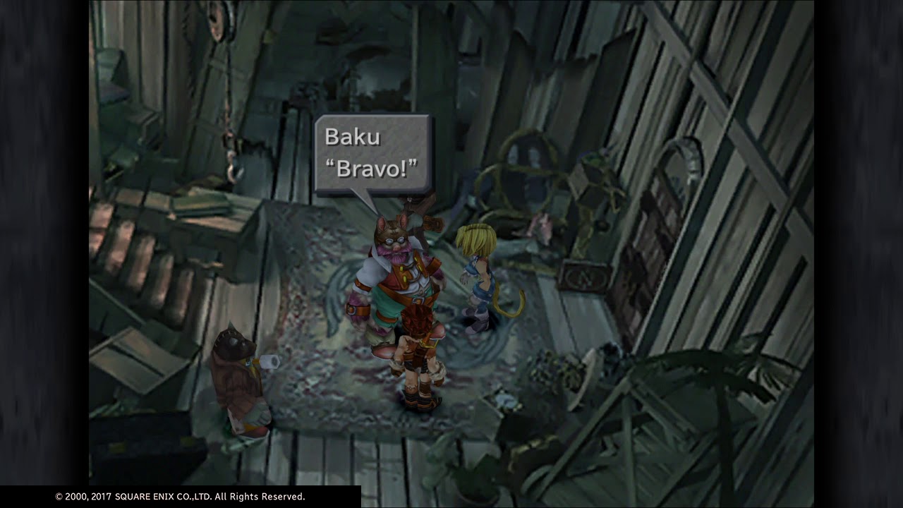 FINAL FANTASY IX Baku's force punch - YouTube