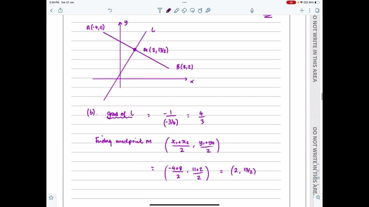IAL Edexcel, Oct 2020, P1, Q6, Straight Line Graphs, Equations of Straight Lines, Pure, Nick ...