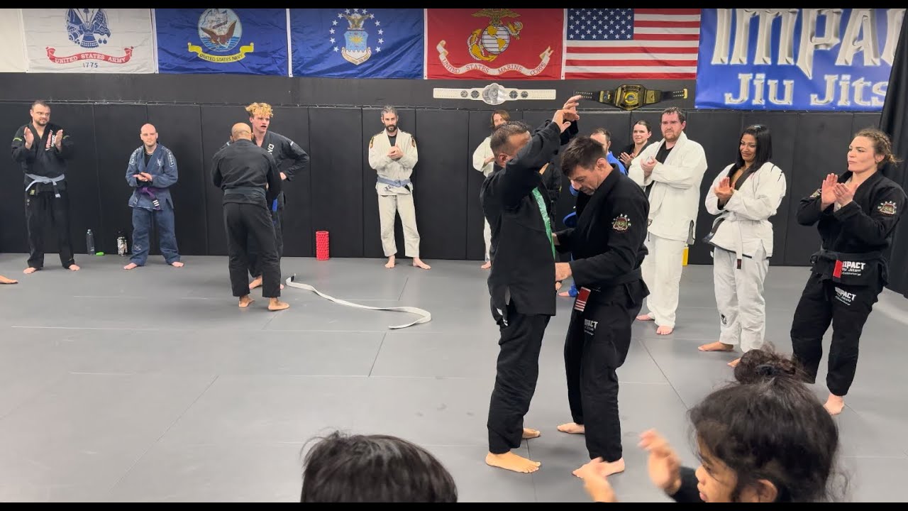 Jiu Jitsu (BJJ) Blue Belt Promotion - Shark Tank, Celebration and ...