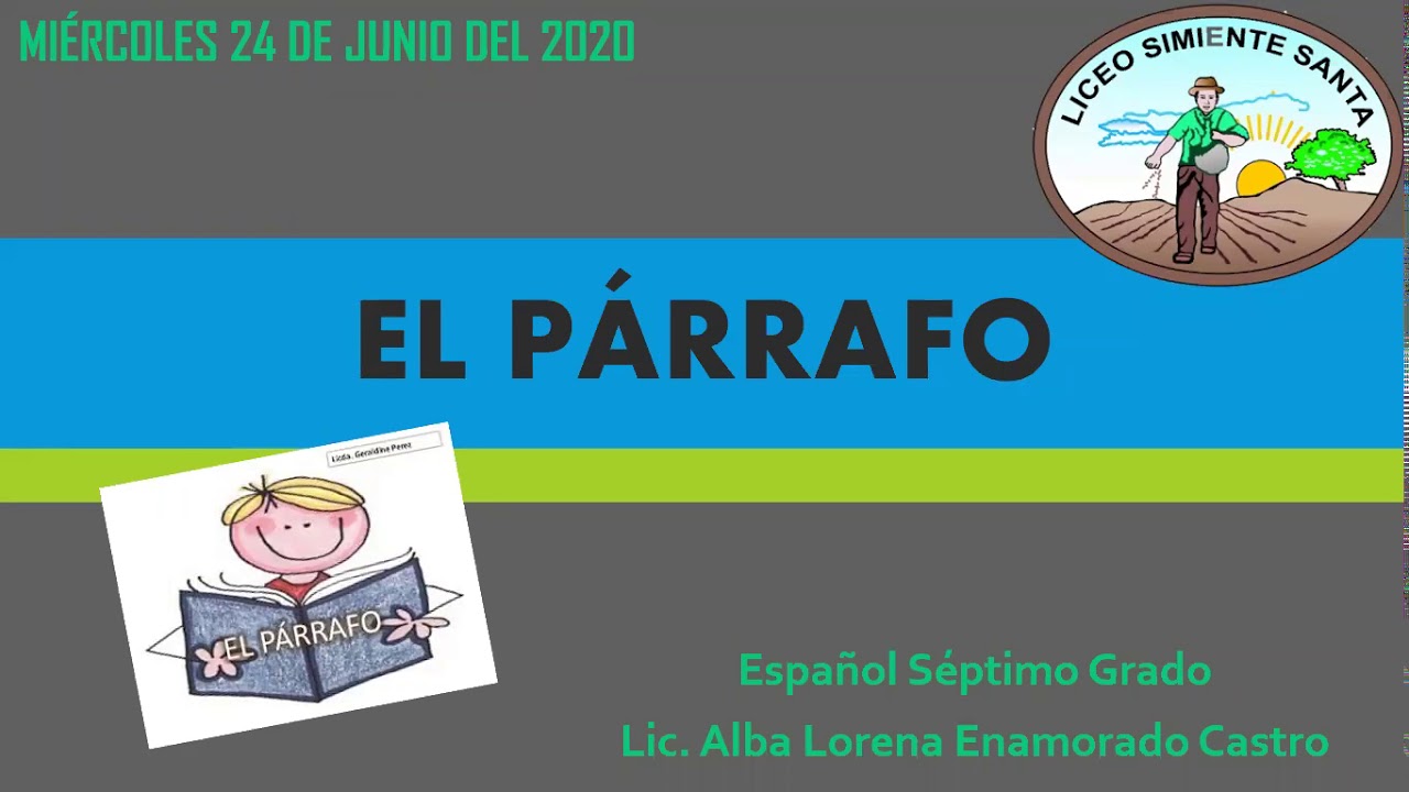 Él párrafo - YouTube