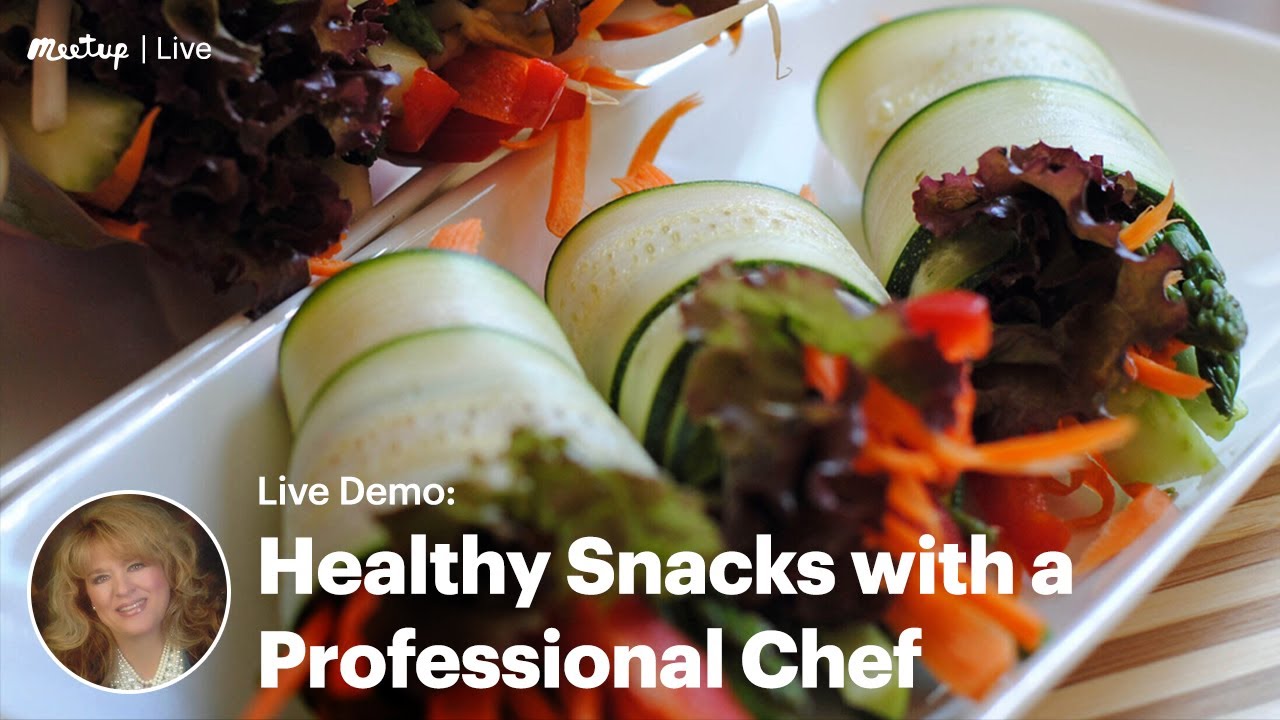 Live Demo: Healthy Snacks with a Professional Chef - YouTube