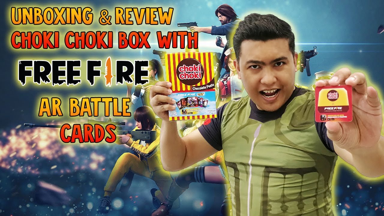 WOW KAD AR FREE FIRE! Unboxing Choki Choki Box with Free Fire AR Battle ...