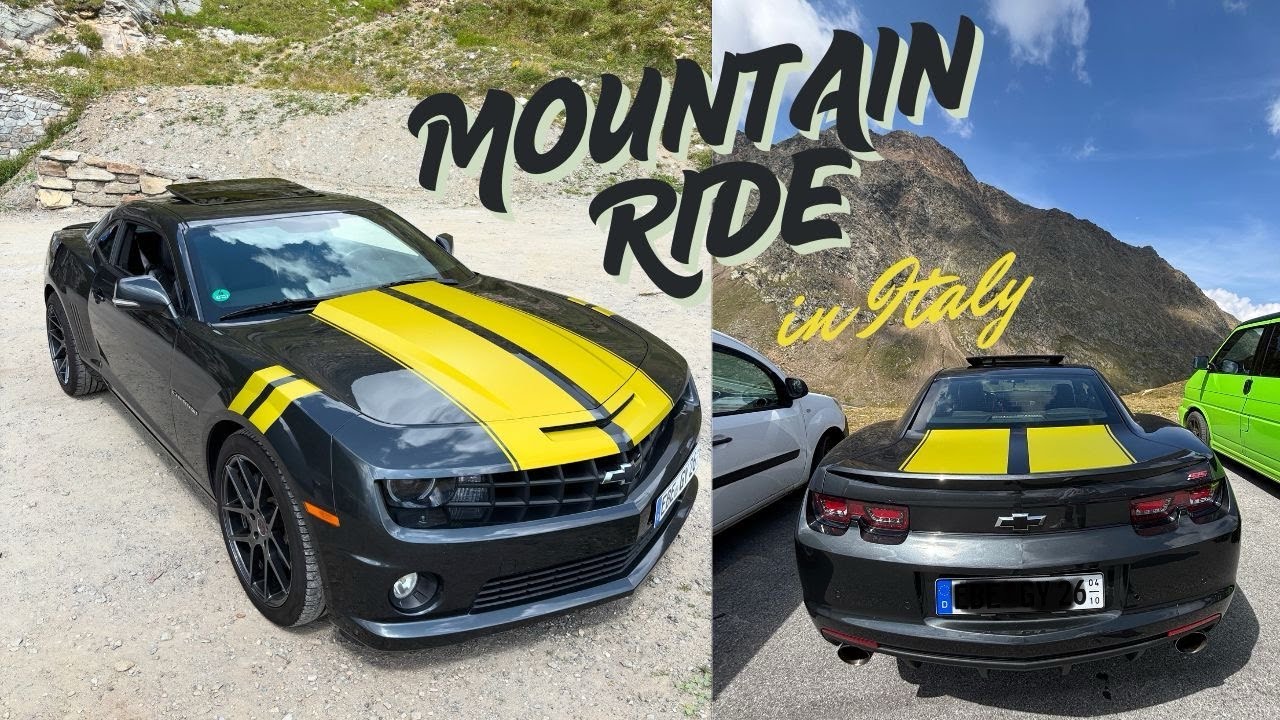 This is what’s like to DRIVE in THE ITALIAN ALPS with my CAMARO 2SS ...