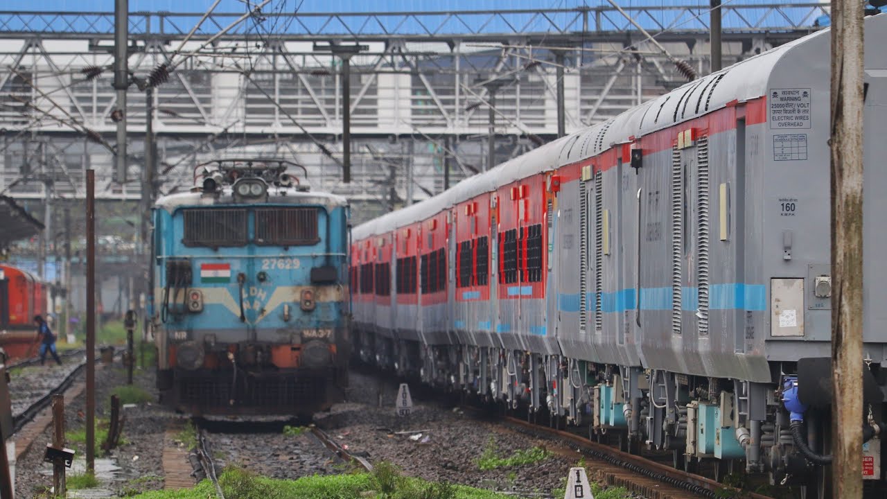 Brand New LHB Coaches For Netravati Express At Ernakulam | Indian ...