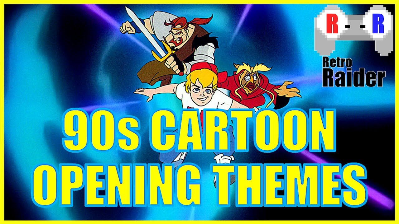 Top 10 Best 90s Cartoon Opening Themes - Retro Raider - YouTube