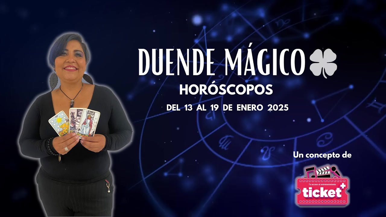 HORÓSCOPOS / 13 al 19 de enero 2025 / TICKET PLUS - YouTube