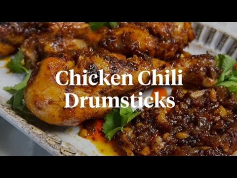 Chicken chilli drum stick - YouTube