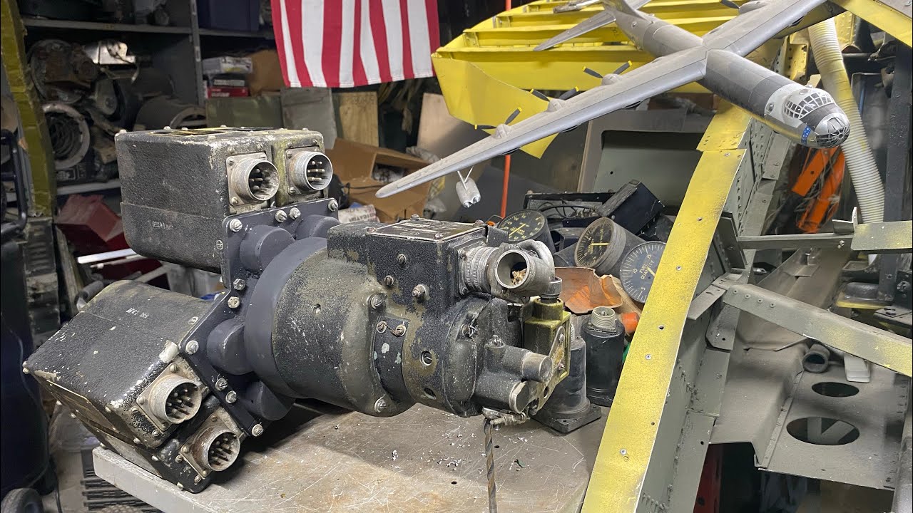 B-36 Curtis-Wright Propeller Synchronizer and Late Model Pilot Seats ...