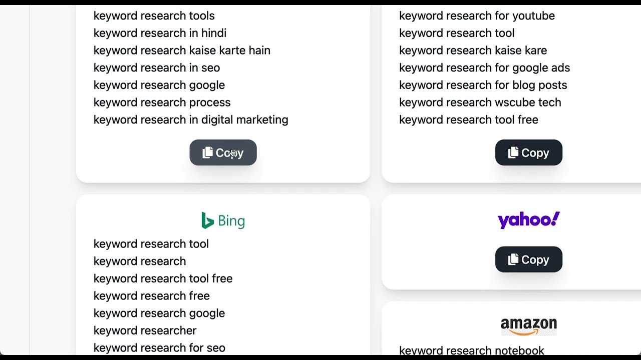 Soovle - the Ultimate Free Keyword Research Tool - YouTube