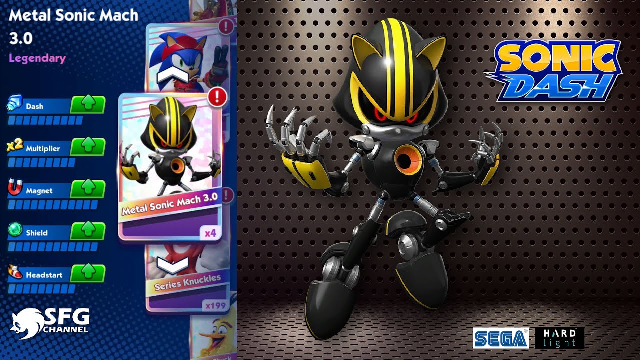 Sonic Dash METAL SONIC MACH 3.0 Showcase Gameplay - YouTube