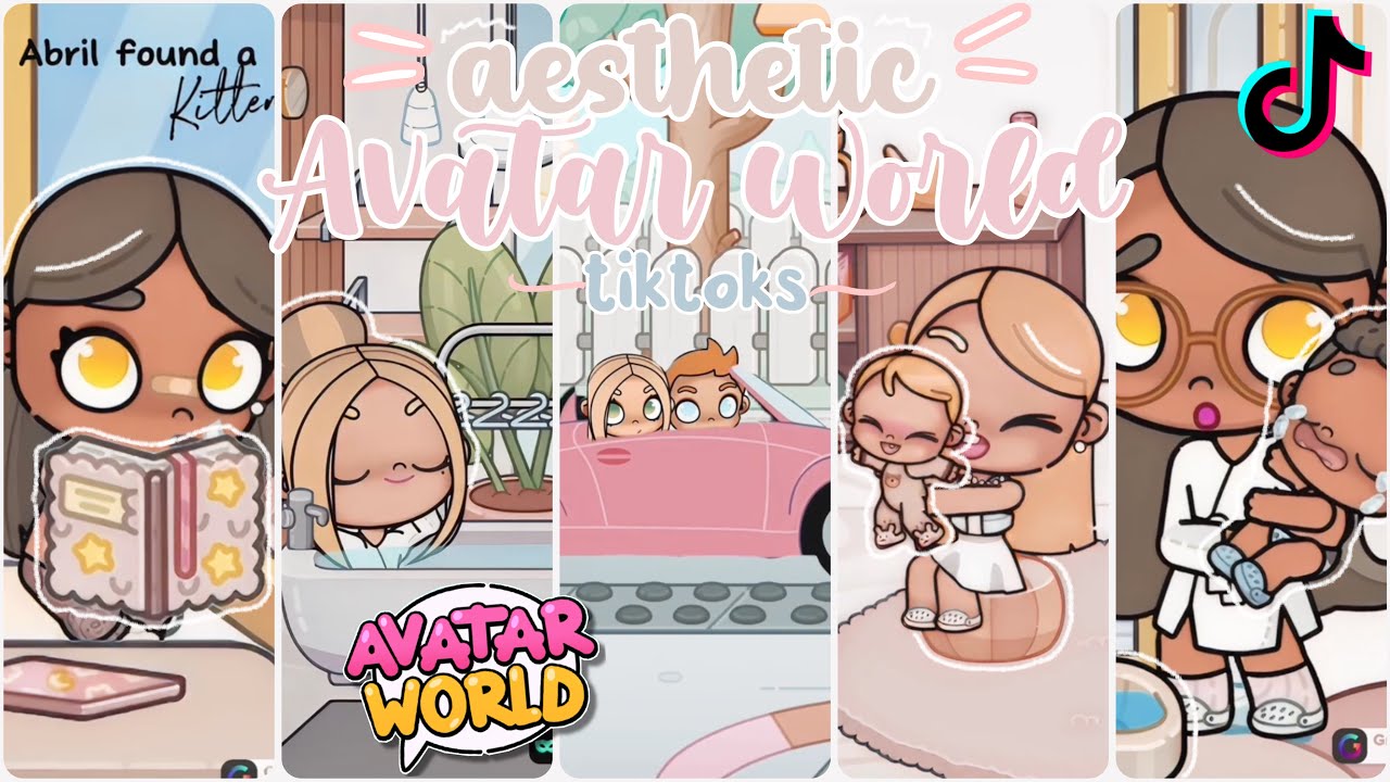 🩰45 minutes of Aesthetic Avatar World (routines, roleplay, cooking etc ...