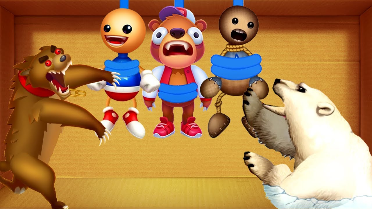 Kick the Buddy vs Kick the Buddy Forever vs Despicable Bear Android Gameplay | Polar Bear - YouTube