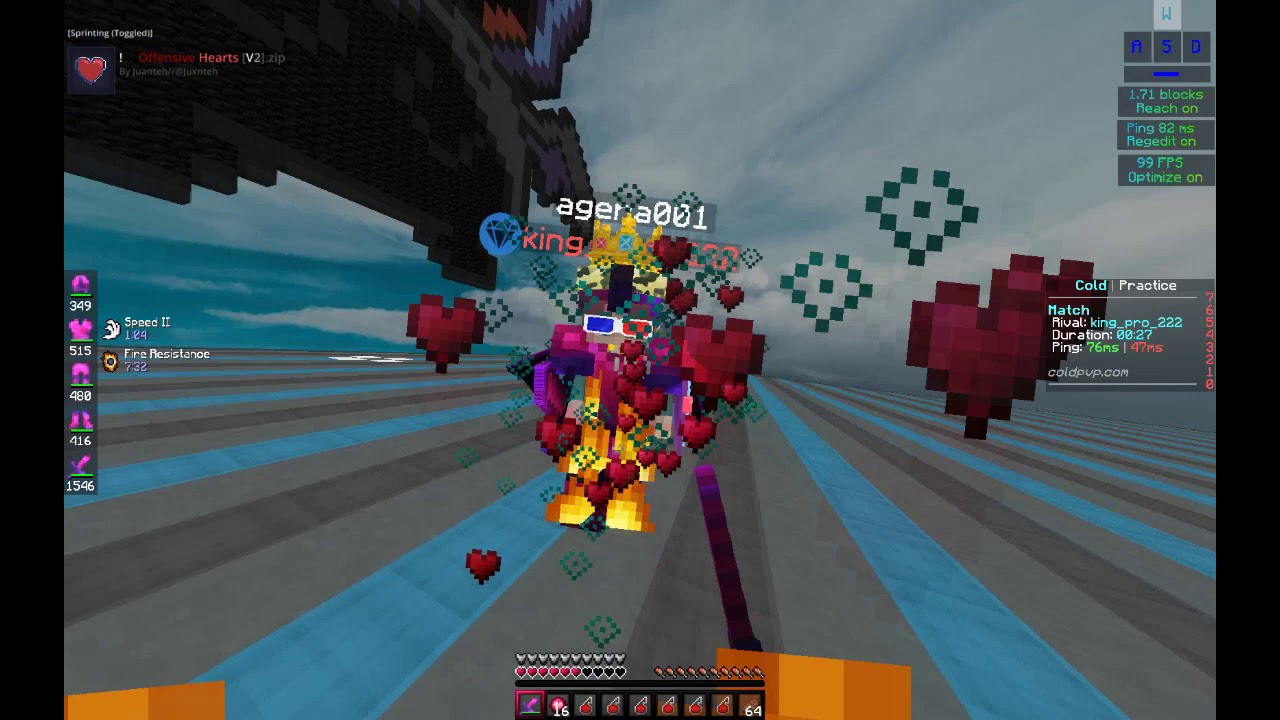 ColdNetwork - Neki_play vs Badlion Client Users - YouTube