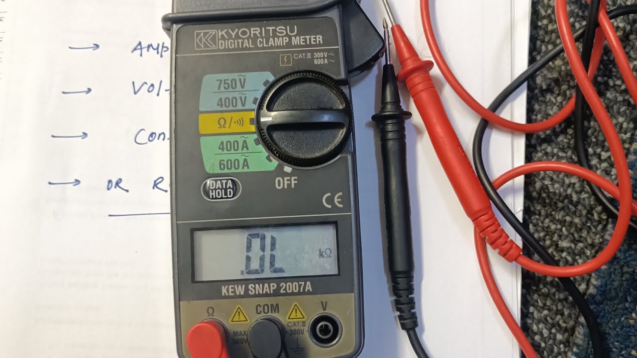 How to use Clamp Meter || Check #voltage #current and resistance - YouTube