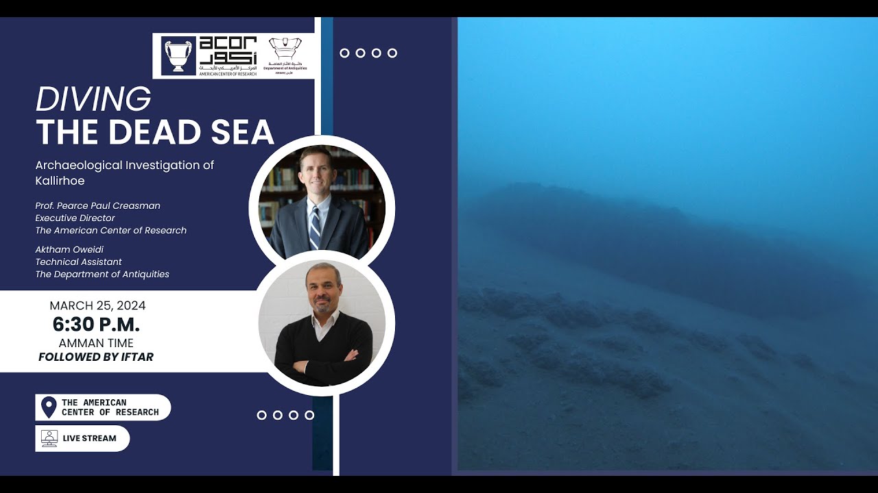 Diving the Dead Sea: Archaeological Investigation of Kallirhoe - YouTube
