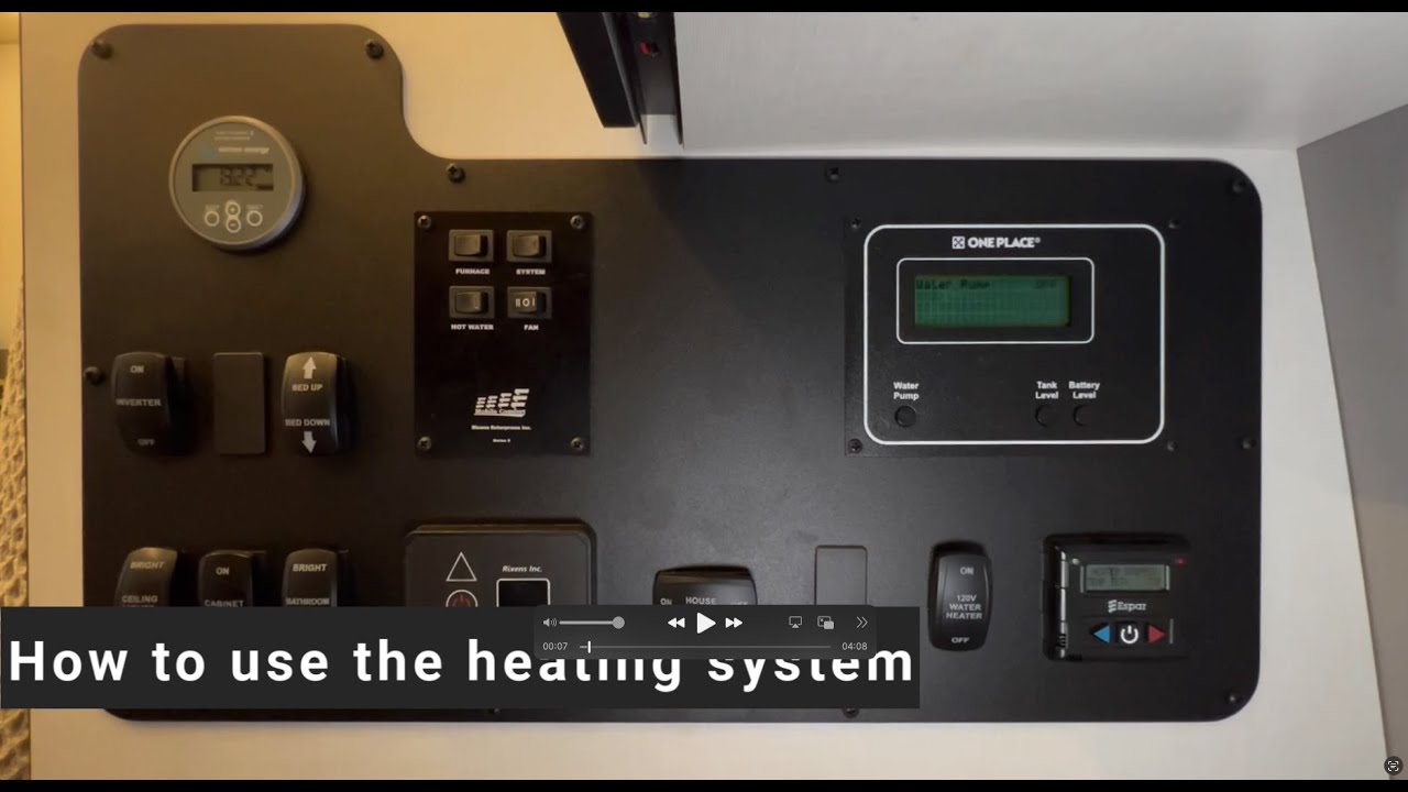 How To Use The Rixen Heating System on a 1st Gen RoamRig Revel - YouTube