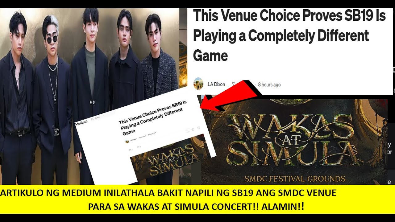 SB19 SMDC CONCERT PINAG USAPAN SA SOCIAL MEDIA ISANG KILALANG ARTIKULO ...