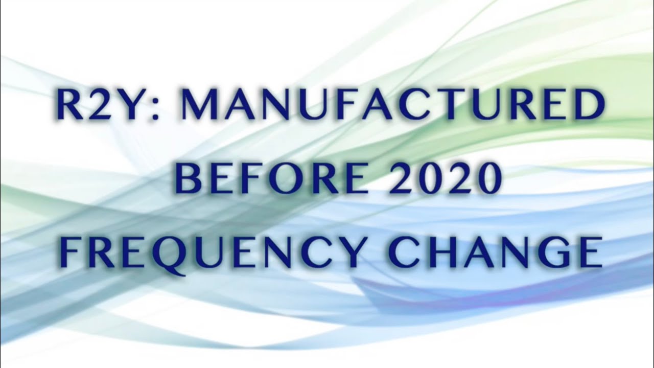 R2Y Frequency Change Before 2020 HD 720p - YouTube