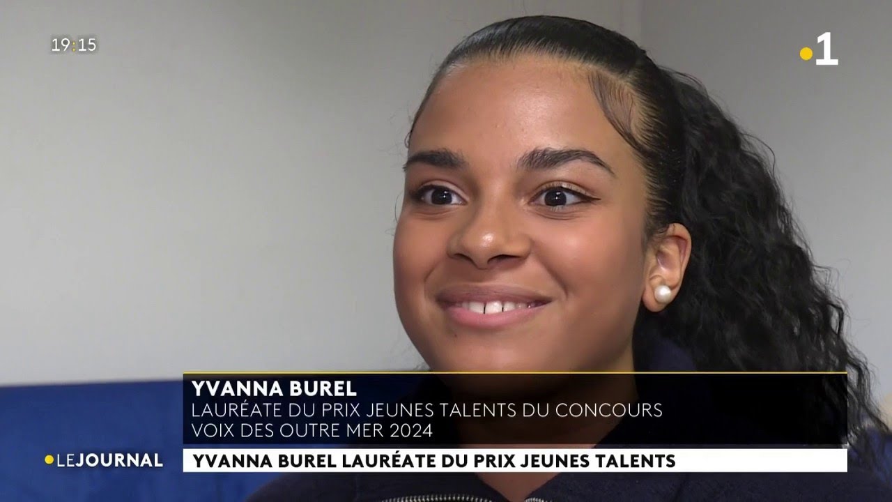 Yvanna Burel lauréate du prix jeunes talents du concours voix des Outre ...
