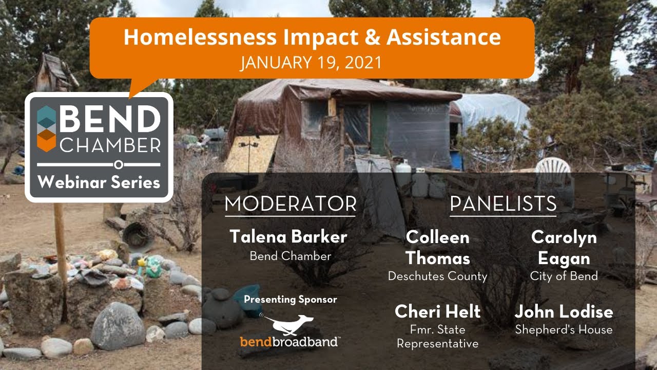 Bend Chamber Webinar Series: Homelessness Impact and Assistance - YouTube