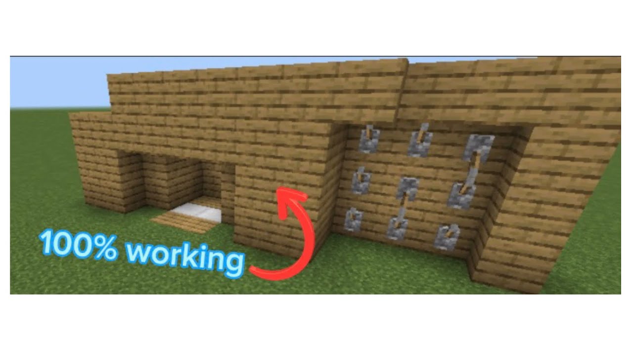 Password door tutorial in Minecraft bedrock! - YouTube