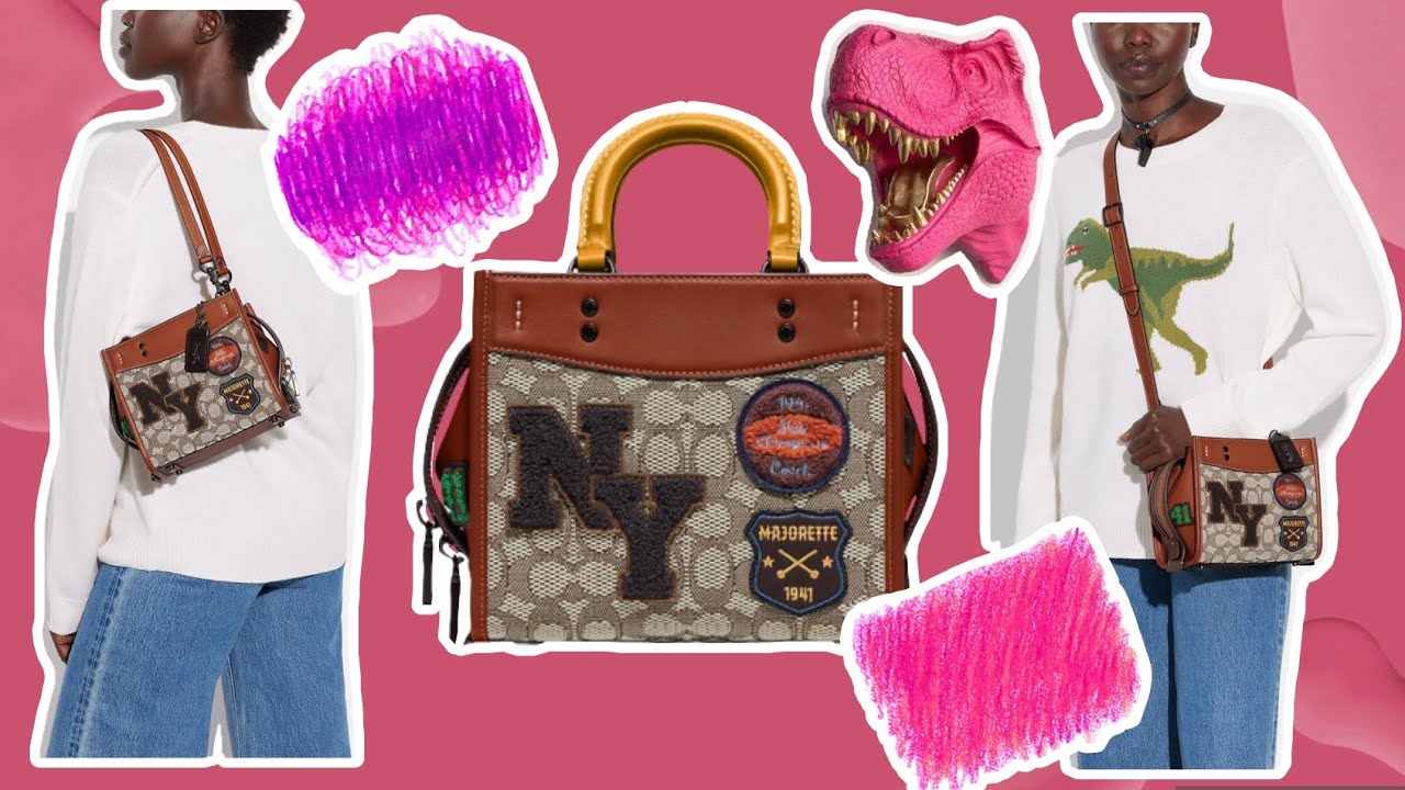 COACH ROGUE 20 VARSITY PATCH | MY FIRST COACH BAG!! - YouTube