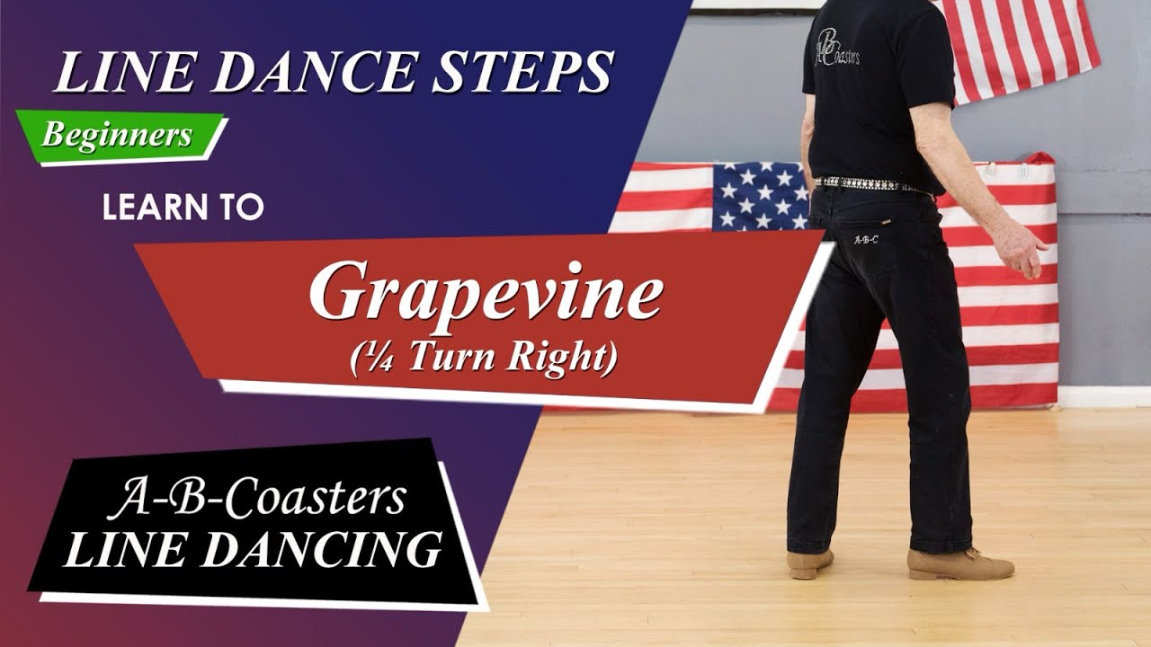 6 GRAPEVINE 1/4 TURN - YouTube