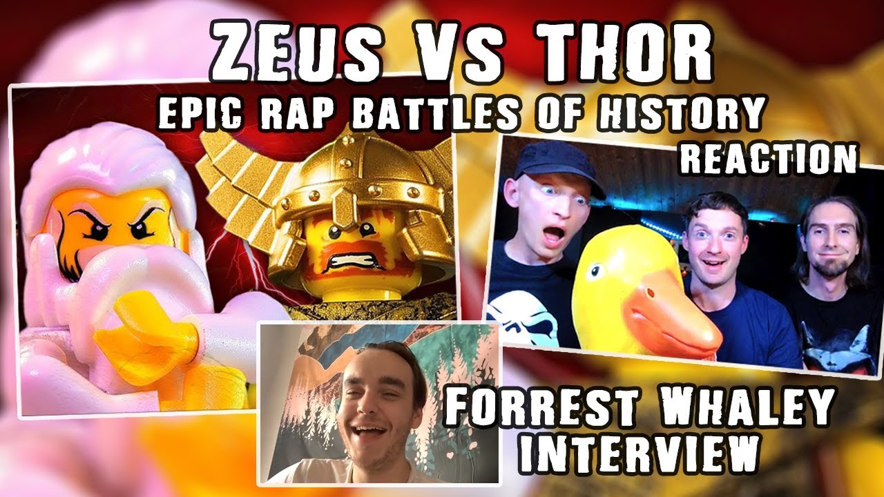 Epic Rap Battle of History Zeus Vs Thor - reaction + Forrest Whaley ...