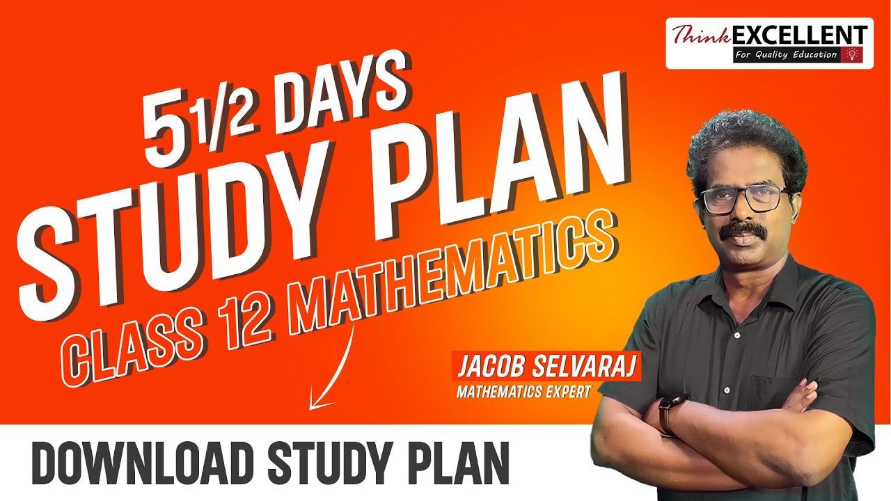 Class 12 Study Plan | TN Syllabus | 5 1/2 days Learning strategy | Exam ...