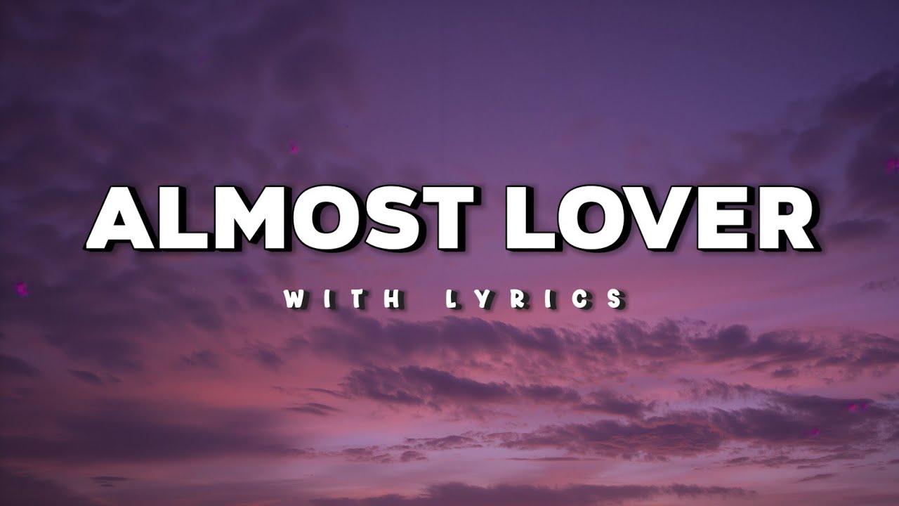 Almost Lover - Sad Love Song | Lyric Video | VDModz - YouTube