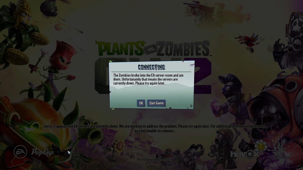 NUEVA INFORMACIÓN ACERCA DEL ERROR DE PvZ GW2 *HAS PERDIDO LA CONEXIÓN ...