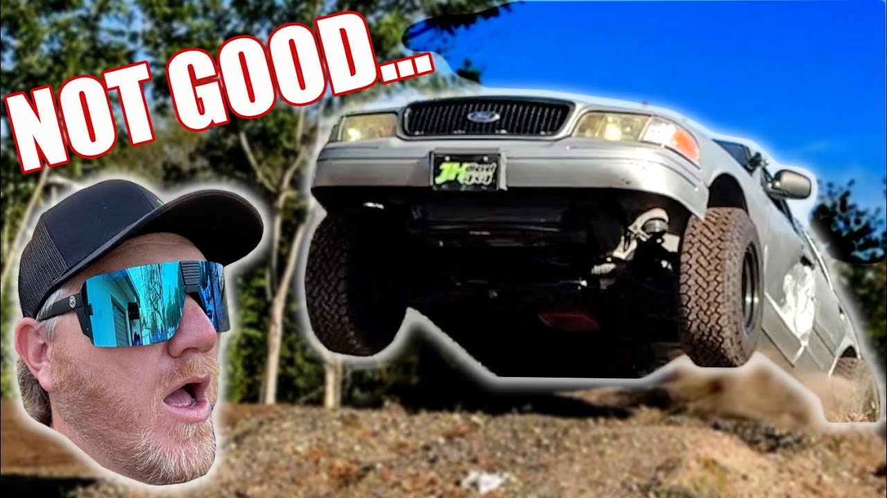 Installed Big Mud Tires On My Lifted Crown Vic! Instantly Jumped it ...