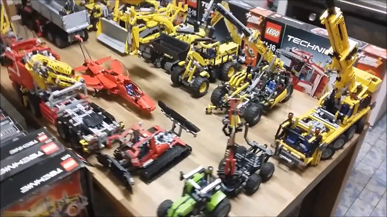My Lego Technic collection: Lots of great Models - YouTube