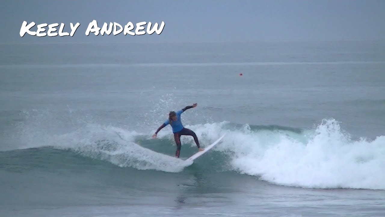 Keely Andrew Surfing at Lower Trestles - 2017 Swatch Pro - YouTube
