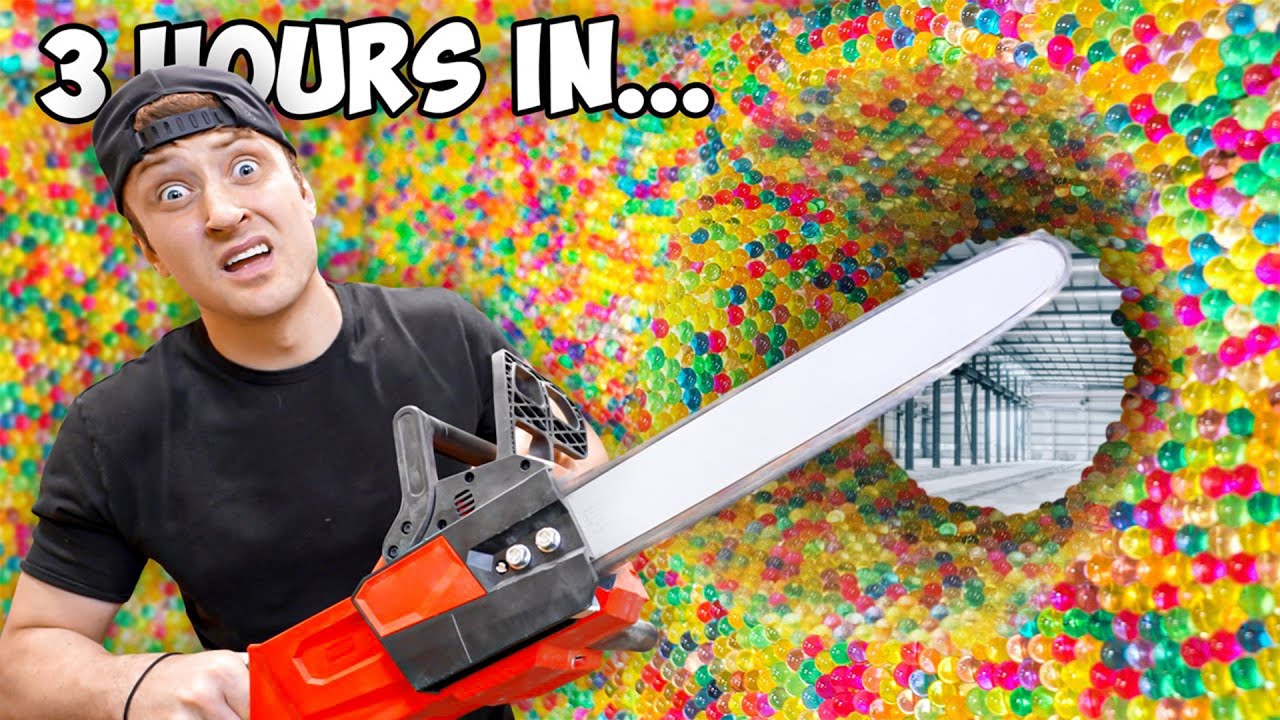 Trapped Inside 100 Layers of Orbeez - YouTube