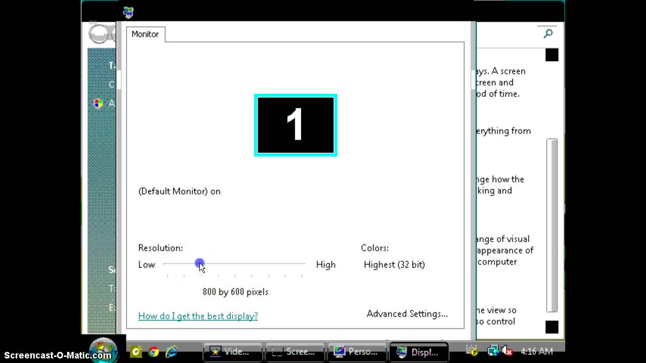 Windows Server 2008 4-bit screen fix - YouTube