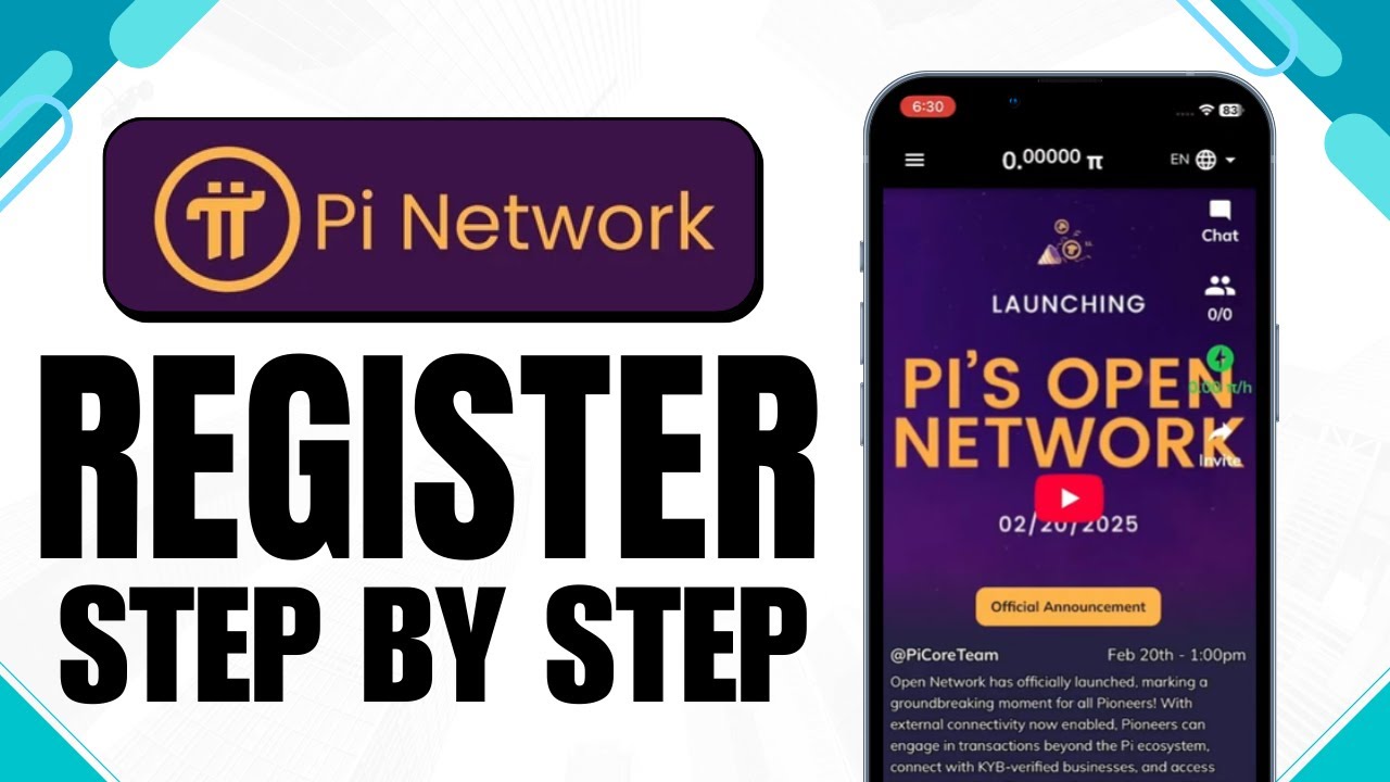 How to Register in Pi Network (Easy Step by Step Guide to Joining Pi ...