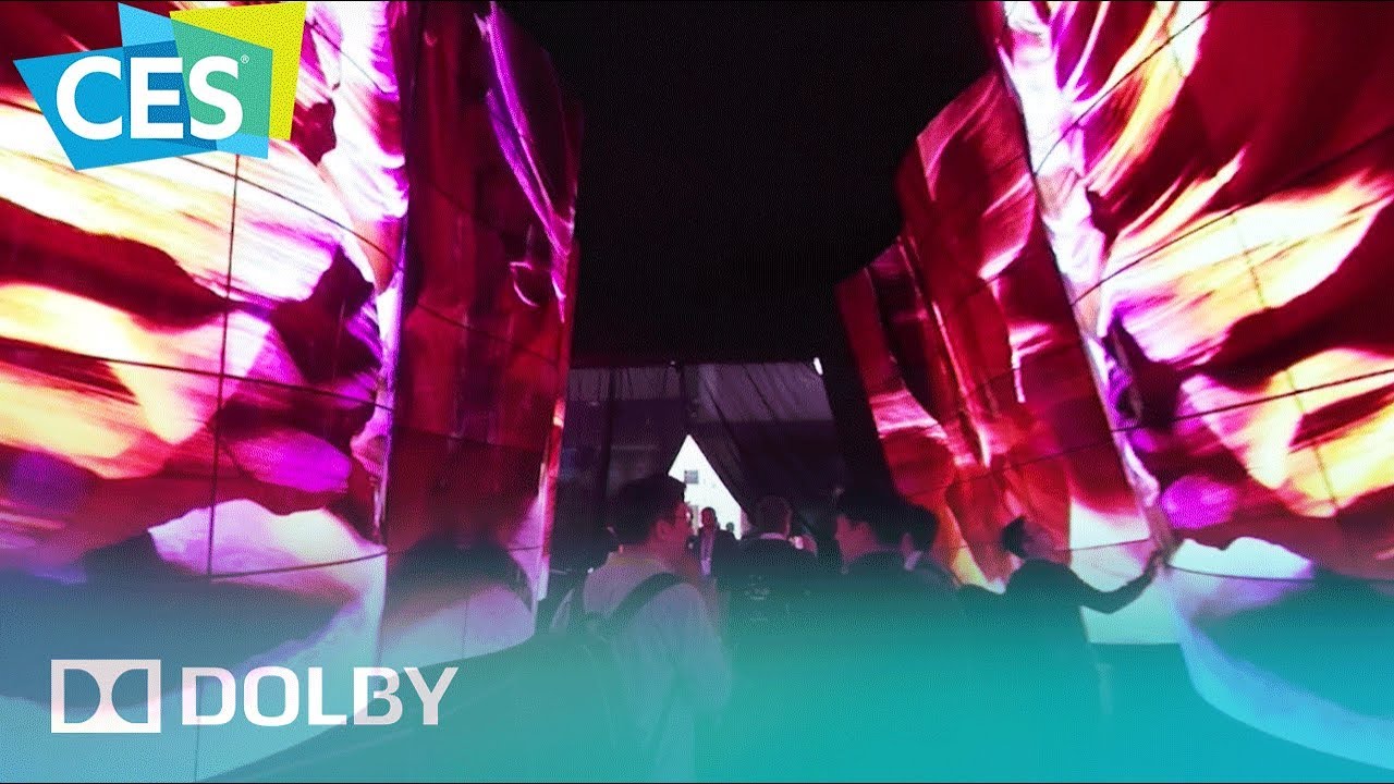 CES 2018: LG OLED Canyon In 360 With Dolby Vision And Atmos | Dolby - YouTube
