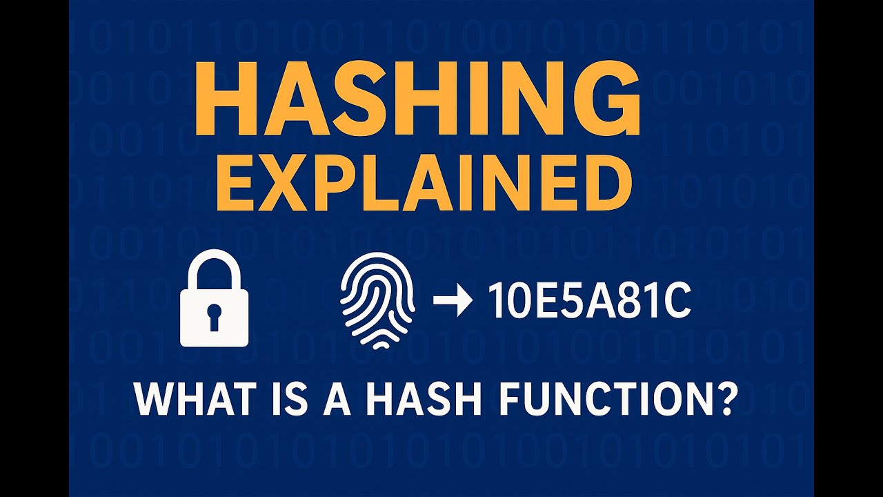 Hashing Explained | What is a Hash Function? (Cybersecurity & IT Basics) - YouTube