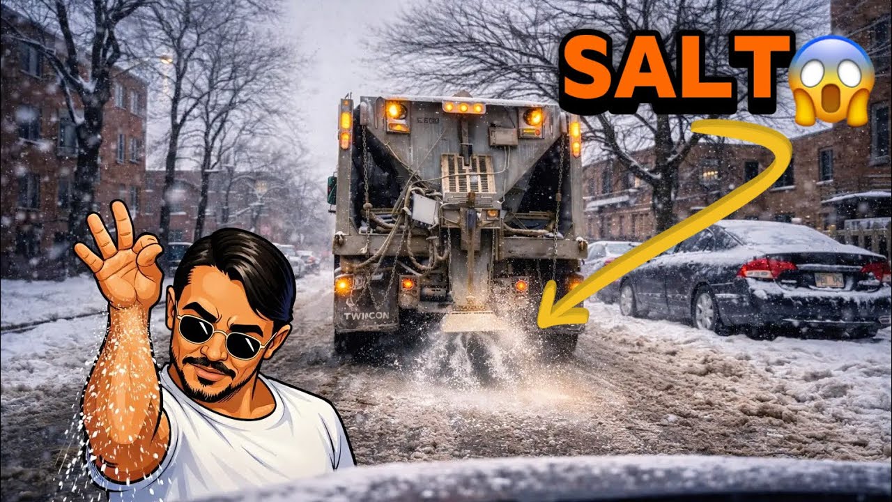 I Accidentally Filmed Salt Spreading on Canadian Roads… I Couldn’t ...